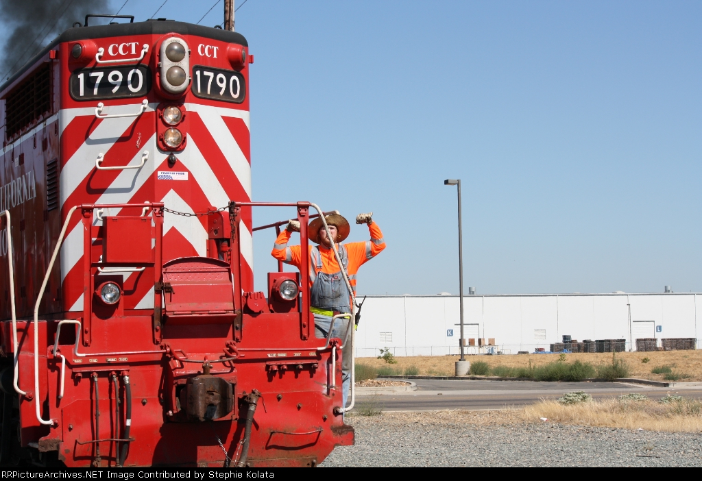 Cct 1790 Conductor Giving Hand Signal